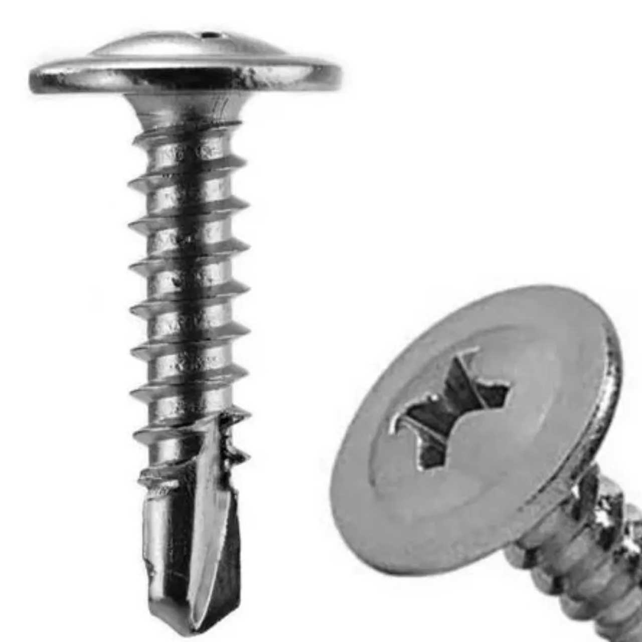 Parafuso Auto Brocante Cabeça Flangeada Phillips Inox 4,2 x 38 Din 7970 ...