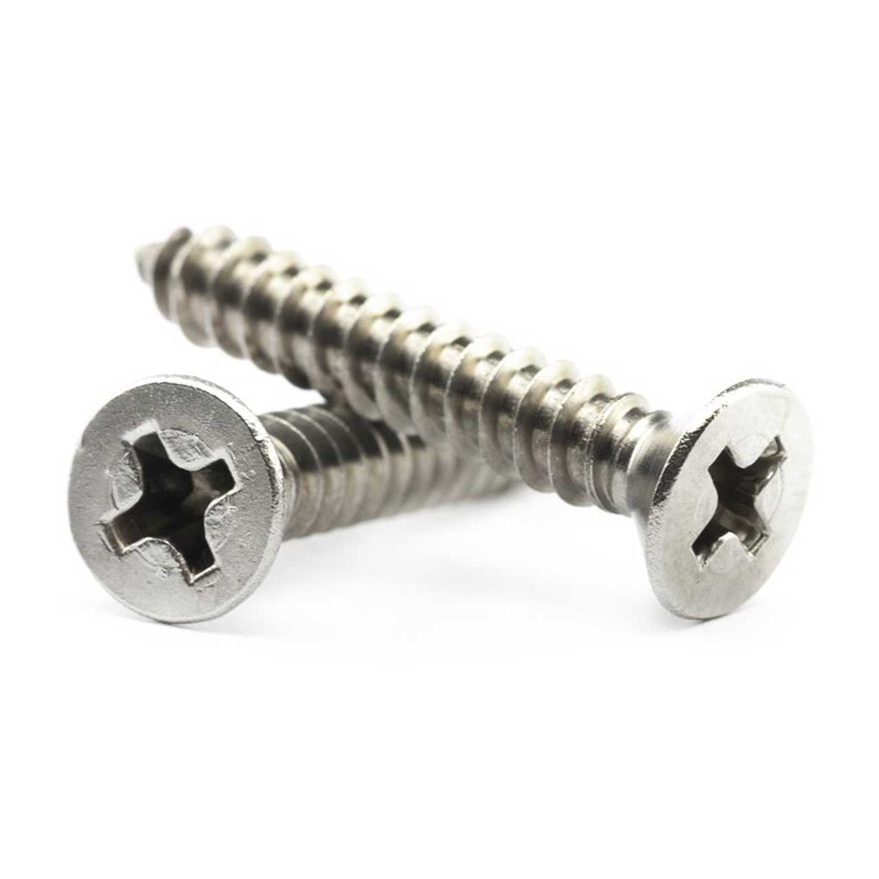 Parafuso Auto Atarraxante Cabeça Chata Phillips Inox A2 304 3,5 x 6,5 ...